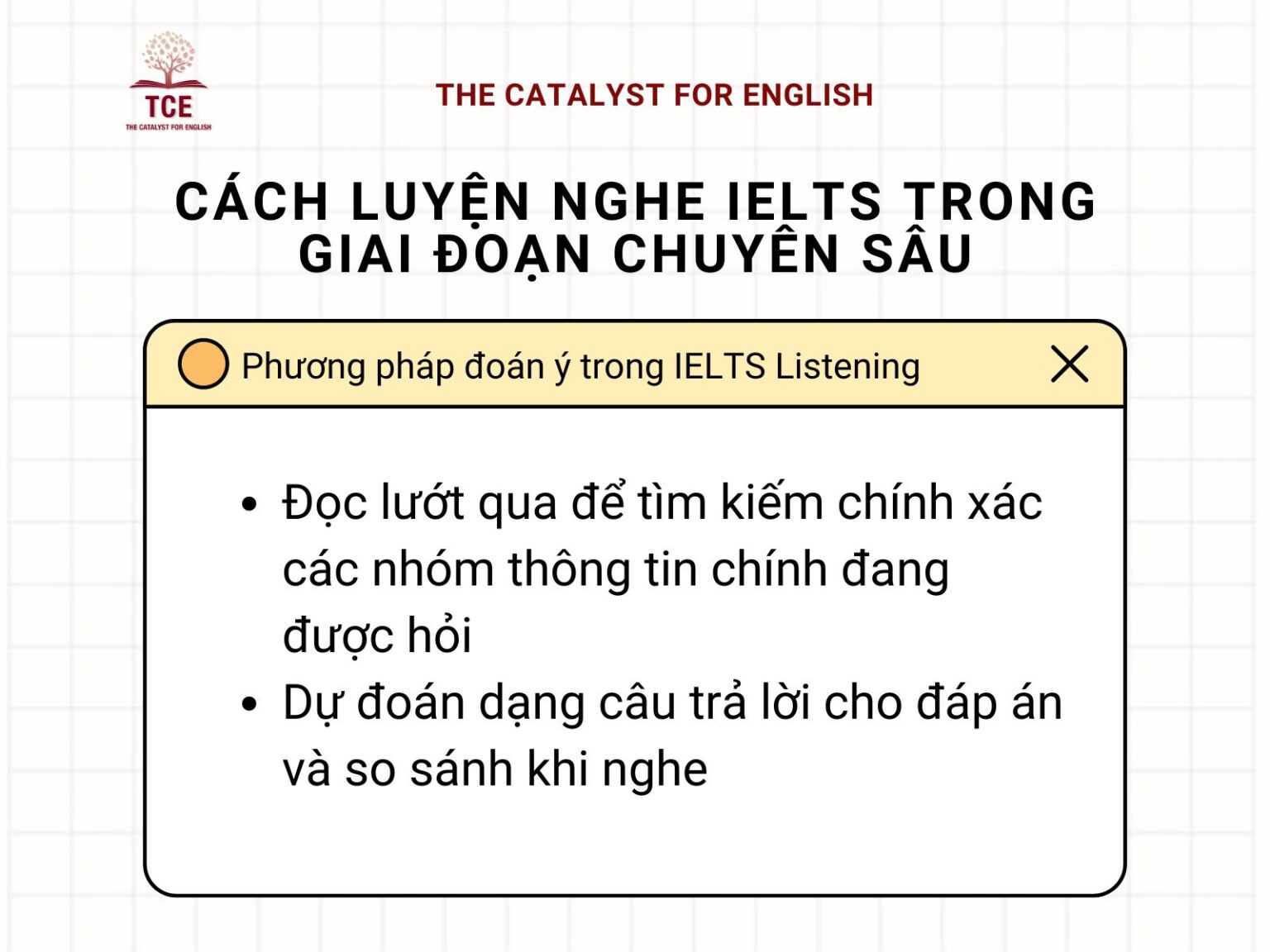 5 cách luyện nghe tiếng Anh IELTS Listening hiệu quả | The Catalyst for English