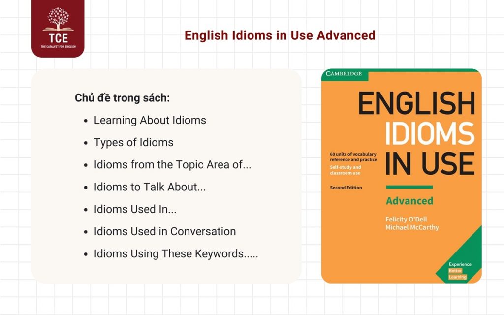 [MIỄN PHÍ] Download bộ sách English Idioms In Use PDF | The Catalyst for English