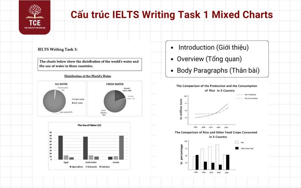 Cách viết IELTS Writing Task 1 Mixed Charts kèm bài mẫu | The Catalyst for English