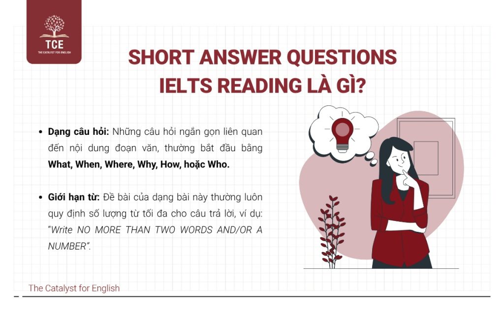 Hướng dẫn làm bài Short Answer Questions IELTS Reading | The Catalyst ...