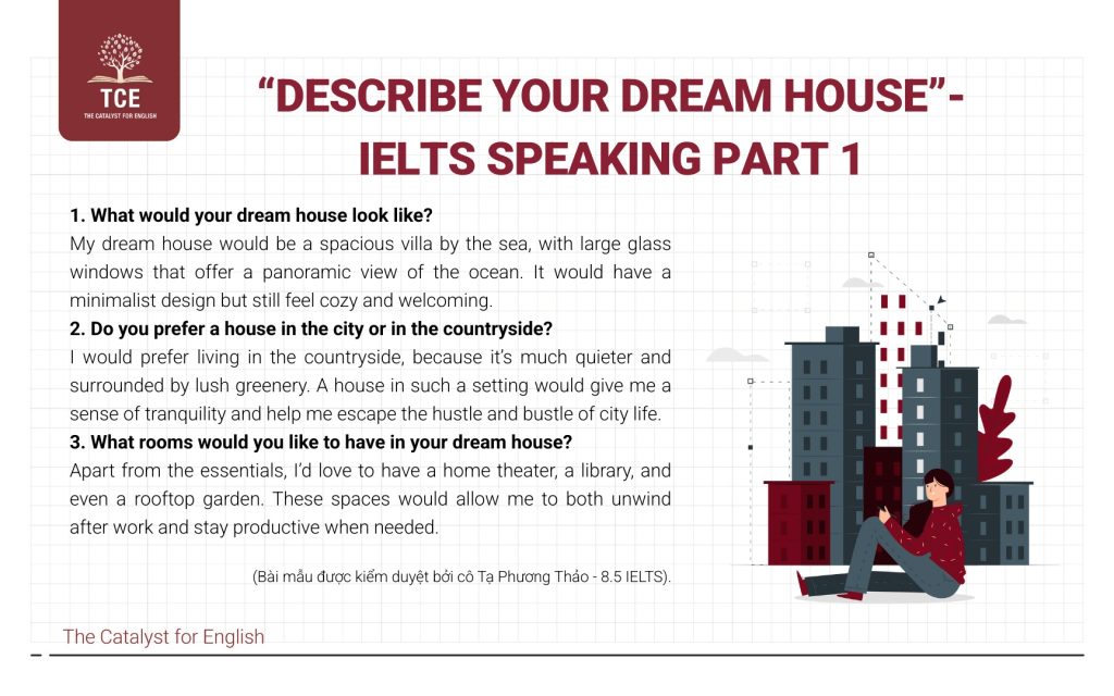 Describe your dream house — Bài mẫu Speaking Part 1,2,3 | The Catalyst ...
